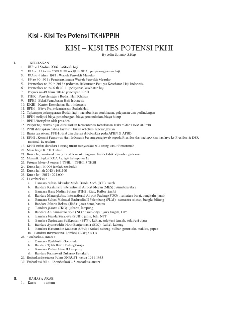 Soal Tkhi | PDF