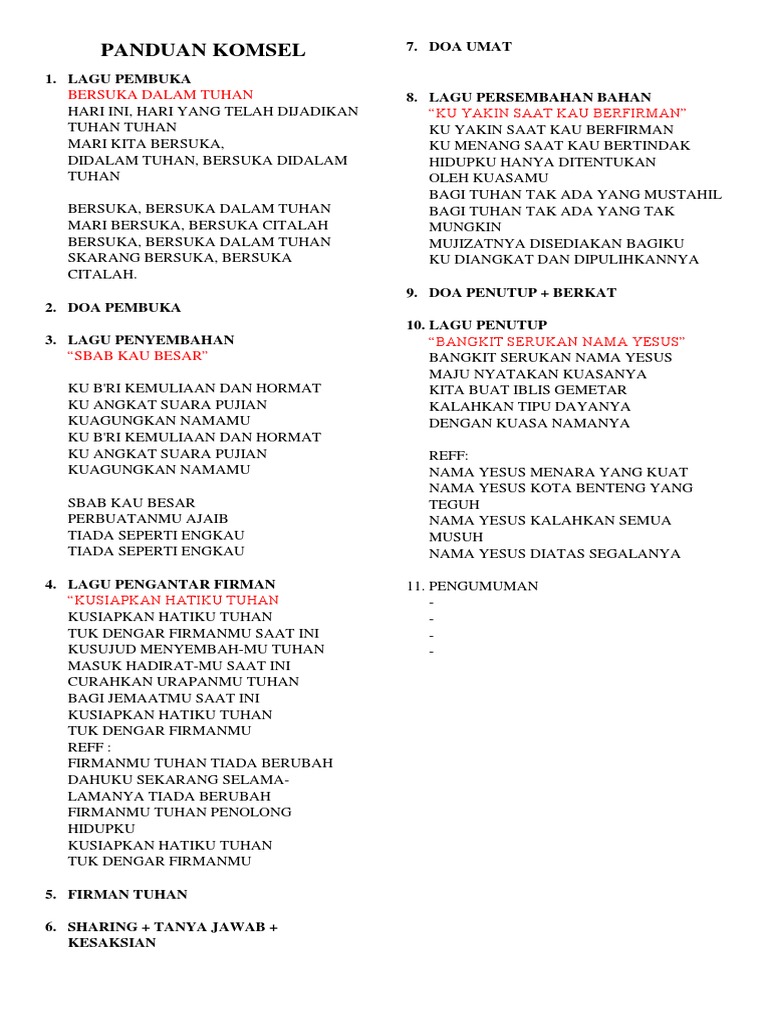 Panduan Komsel | PDF