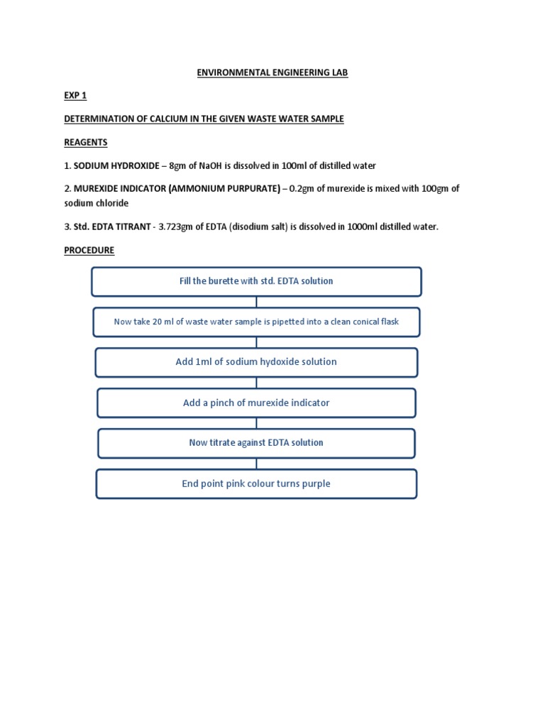 Environmental Engineering Lab | PDF | Atoms | Chemical Compounds