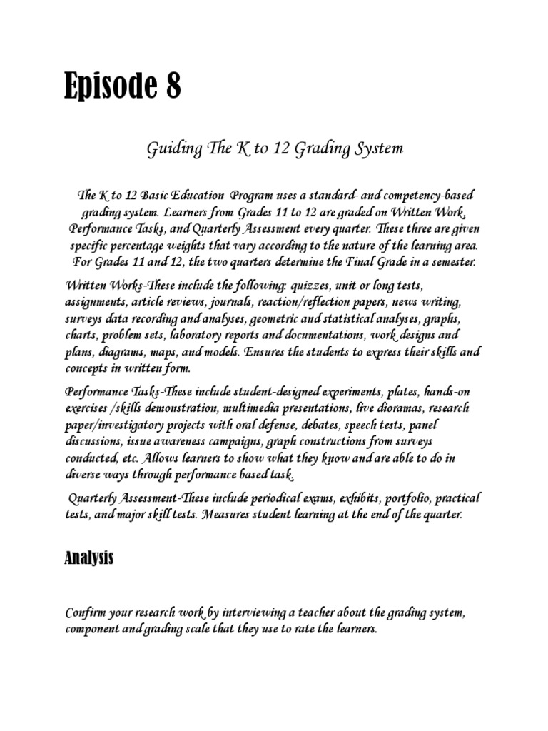 Fs 5 Episode 8 | PDF | Educational Assessment | Test (Assessment)