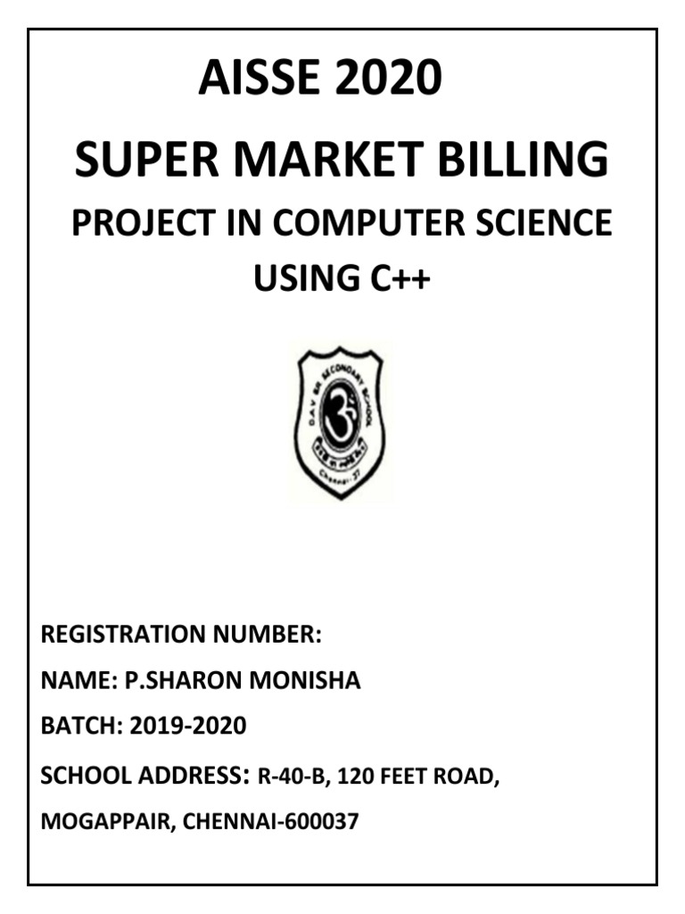 Computer Science Project | PDF | C++ | Microsoft Word