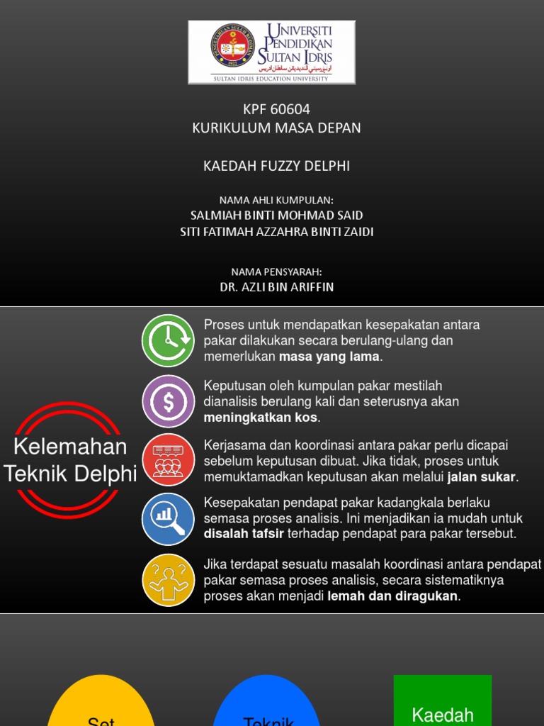 Fuzzy Delphi Method (FDM) | PDF