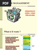 E-Waste Management Project Report | PDF | Electronic Waste | Recycling
