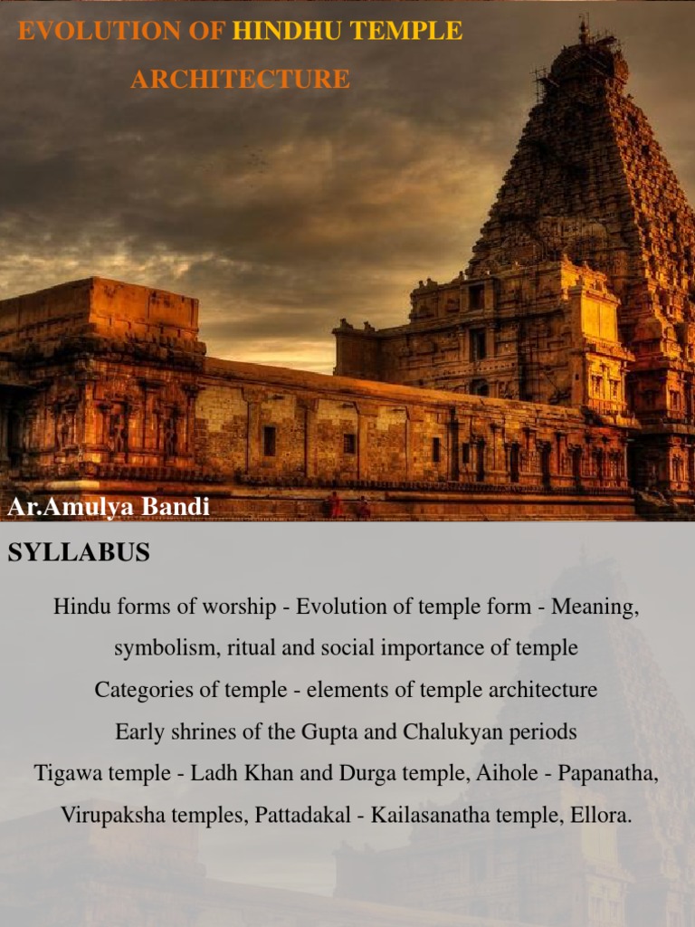 The Evolution of Hindu Temple Architecture: From Early Shrines to ...