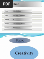 Seven Pillars of Creativity in The Primary Classroom PDF | PDF ...