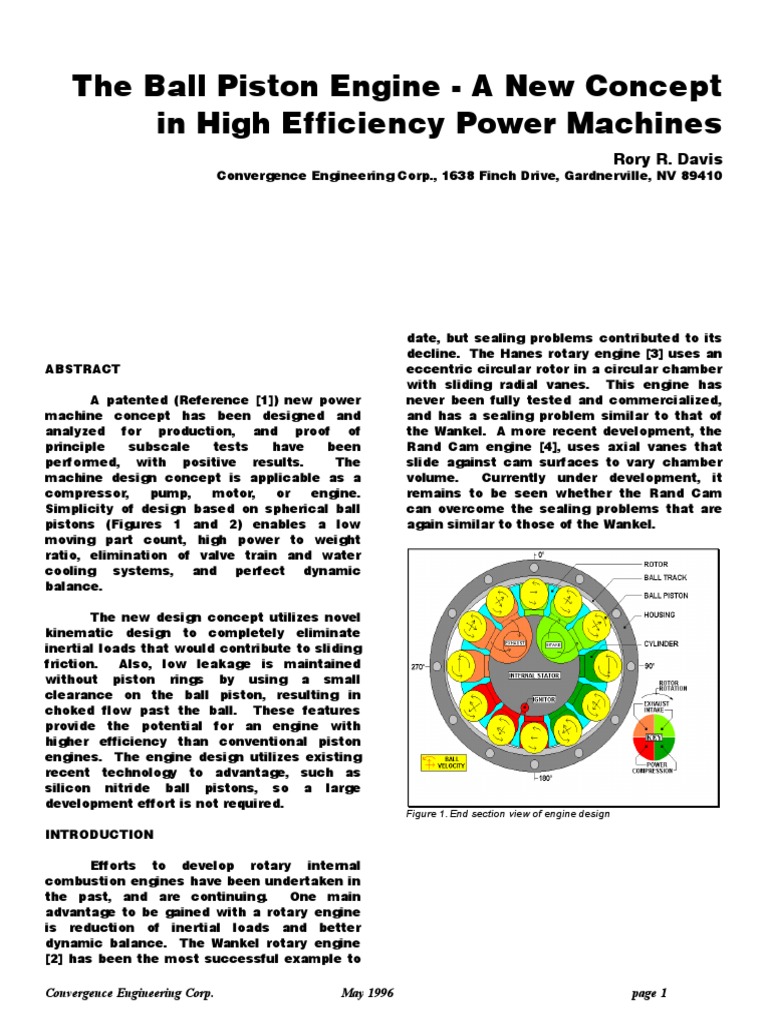 Ball Piston Engine Journal | PDF | Internal Combustion Engine ...