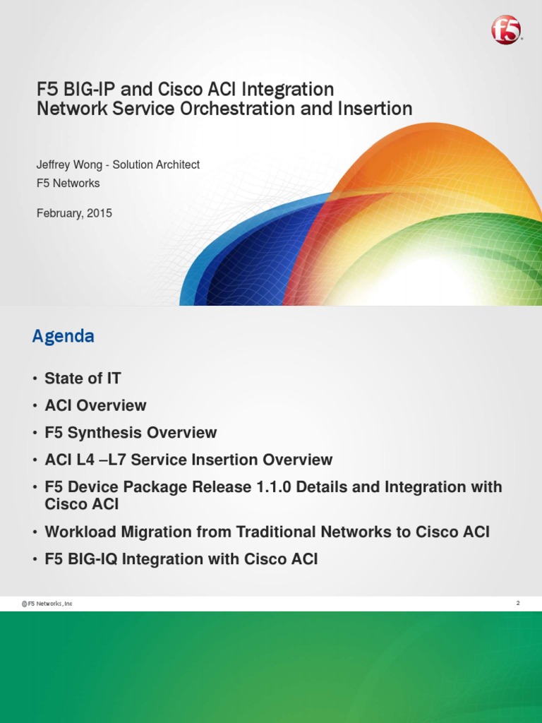 F5 and ACI Integration | PDF | Computer Network | Cloud Computing