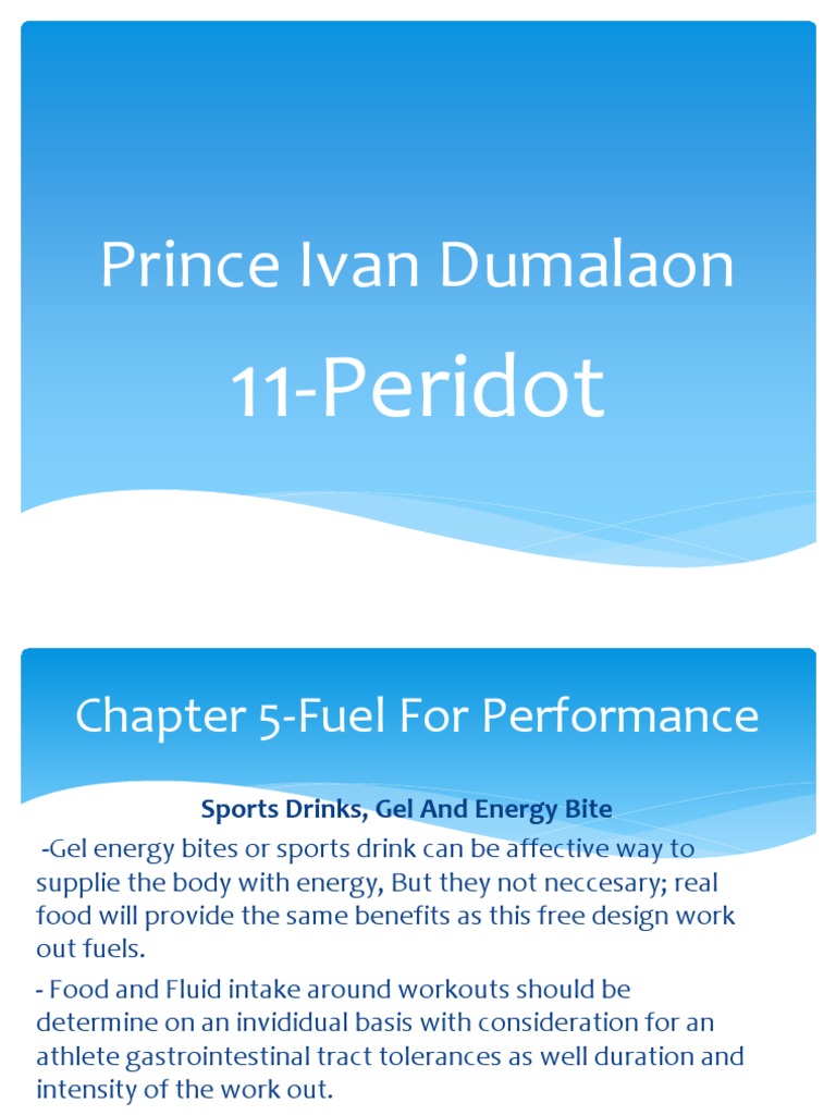 Fuel For Performance | PDF | Nutrition | Diet & Nutrition