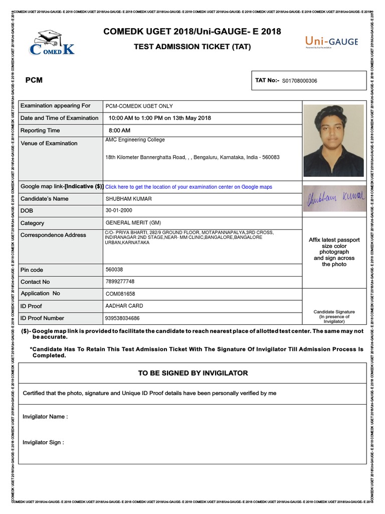 Candidate Hall Ticket | PDF | Government And Personhood | Government