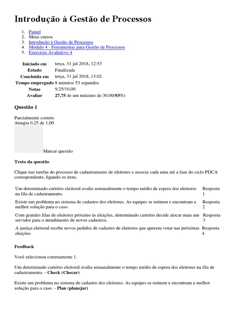 Respostas Do Modulo 4 | PDF | Avaliação comparativa | Comentários