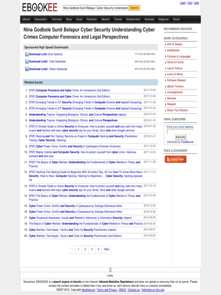 Nina Godbole Sunit Belapur Cyber Security Understa | PDF | Computer ...