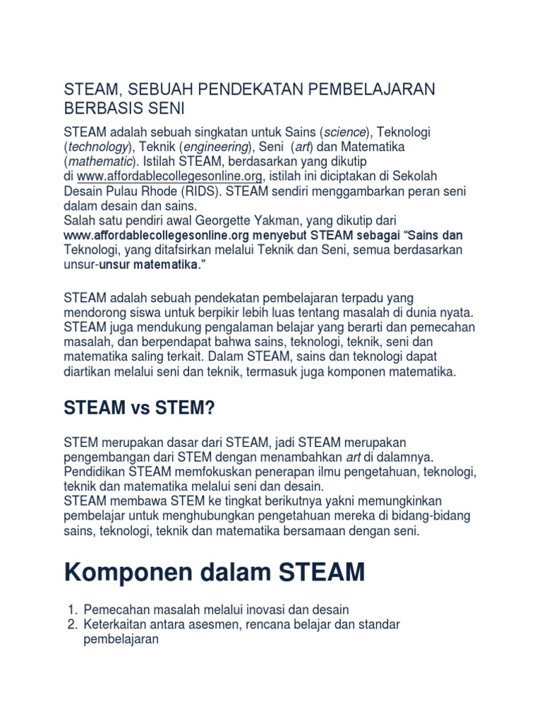 STEAM Methods | PDF