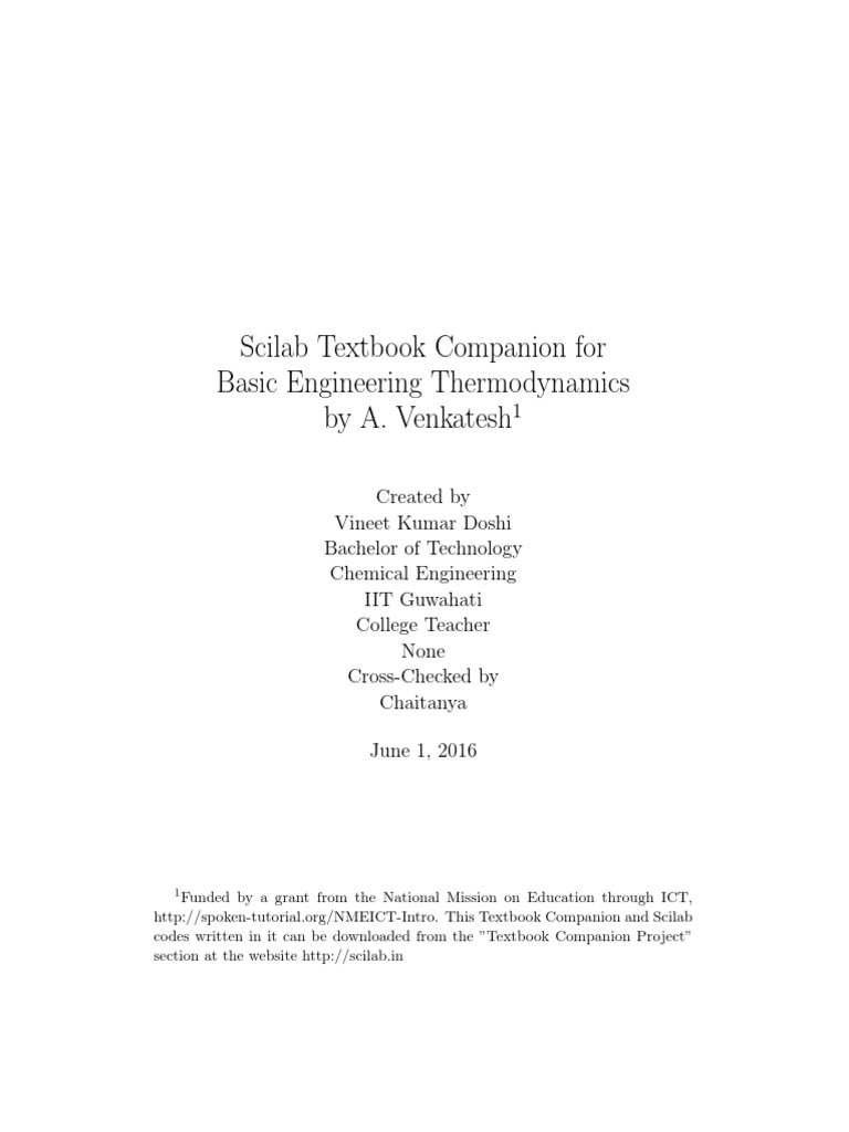 Basic Engineering Thermodynamics A Venkatesh PDF | PDF | Entropy | Heat