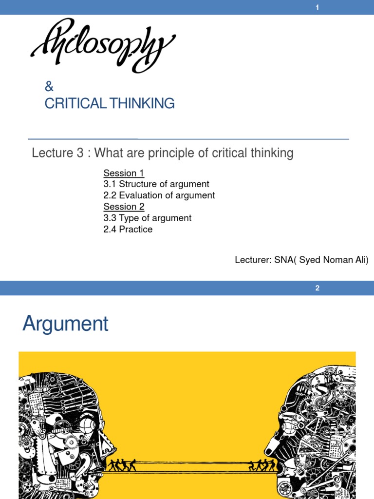 3 Argument | PDF | Argument | Reason