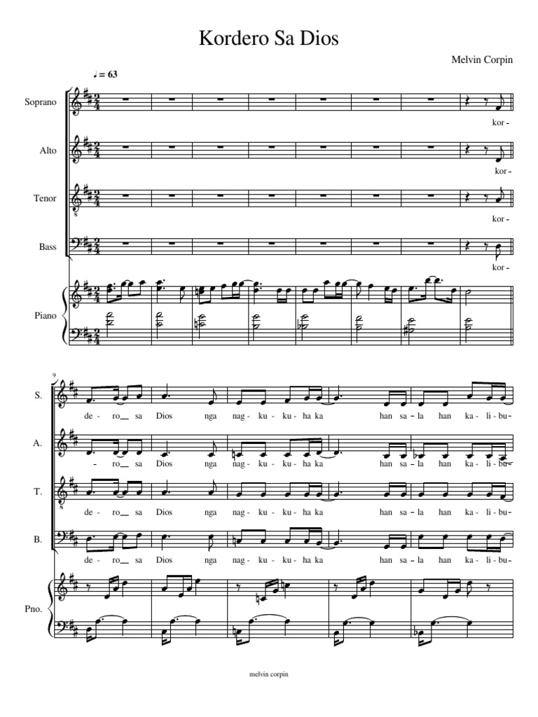 Kordero Sa Dios | PDF