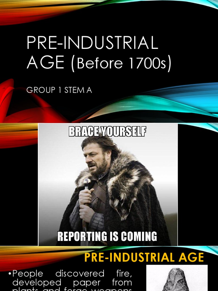 Pre Industrial Age | PDF | Writing