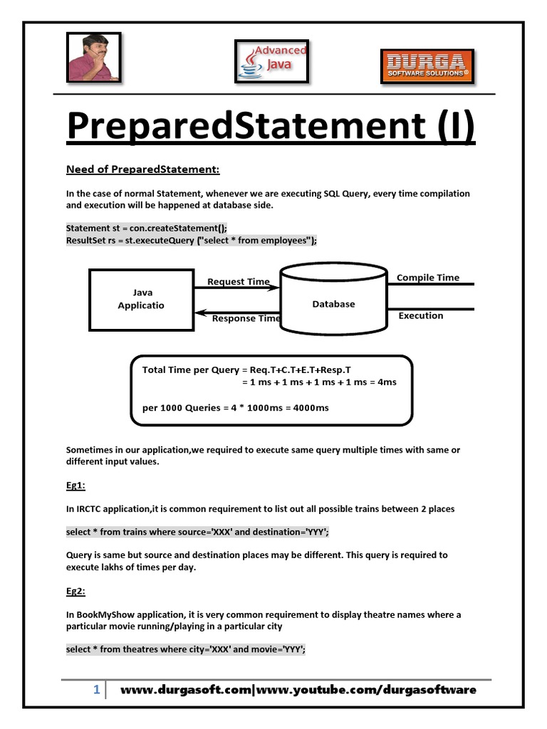 Complete JDBC Programming Part 2 PDF | PDF | Parameter (Computer Programming) | Databases