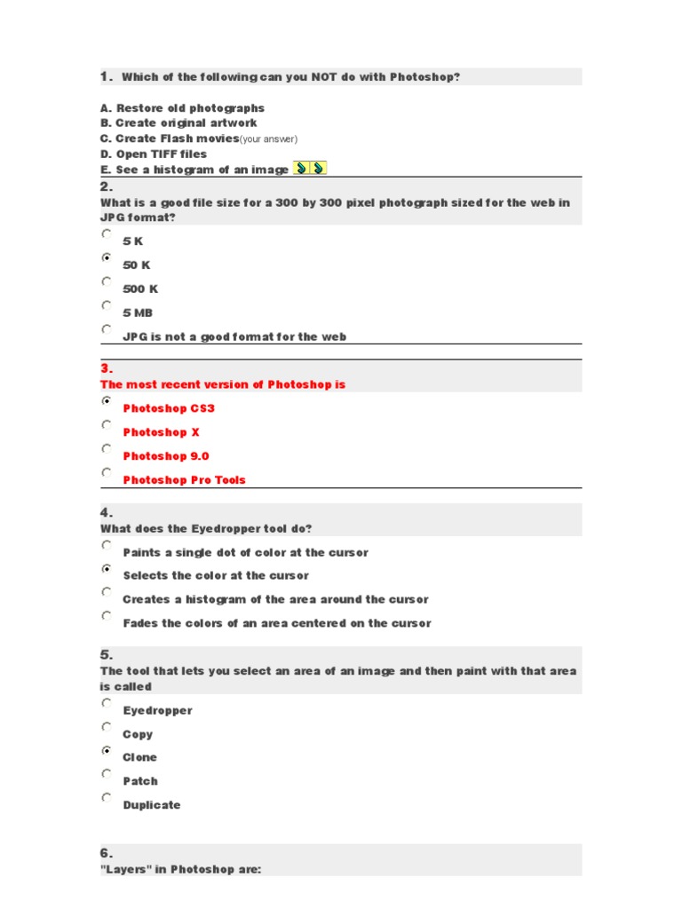 The Most Recent Version of Photoshop Is Photoshop CS3 Photoshop X ...