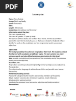 Doctors Visit Lesson Plan 2 | PDF | Vocabulary | Question
