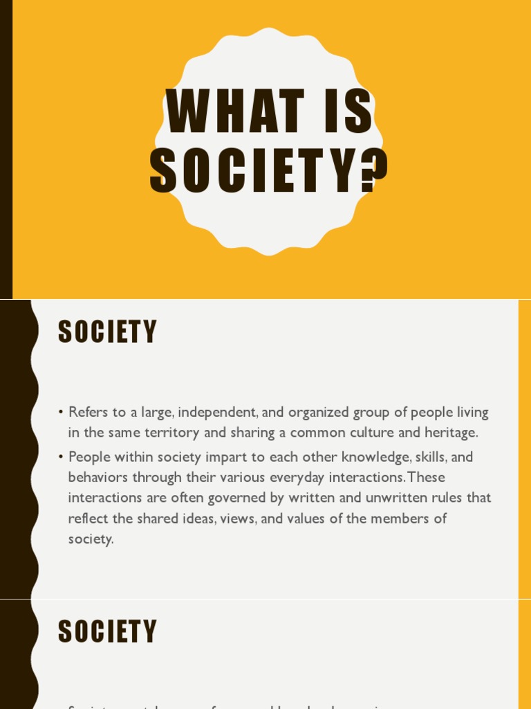 Types and Formation of Societies | PDF | Social Science