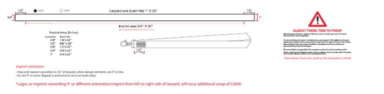 1 Custom Lanyard Template PDF | PDF