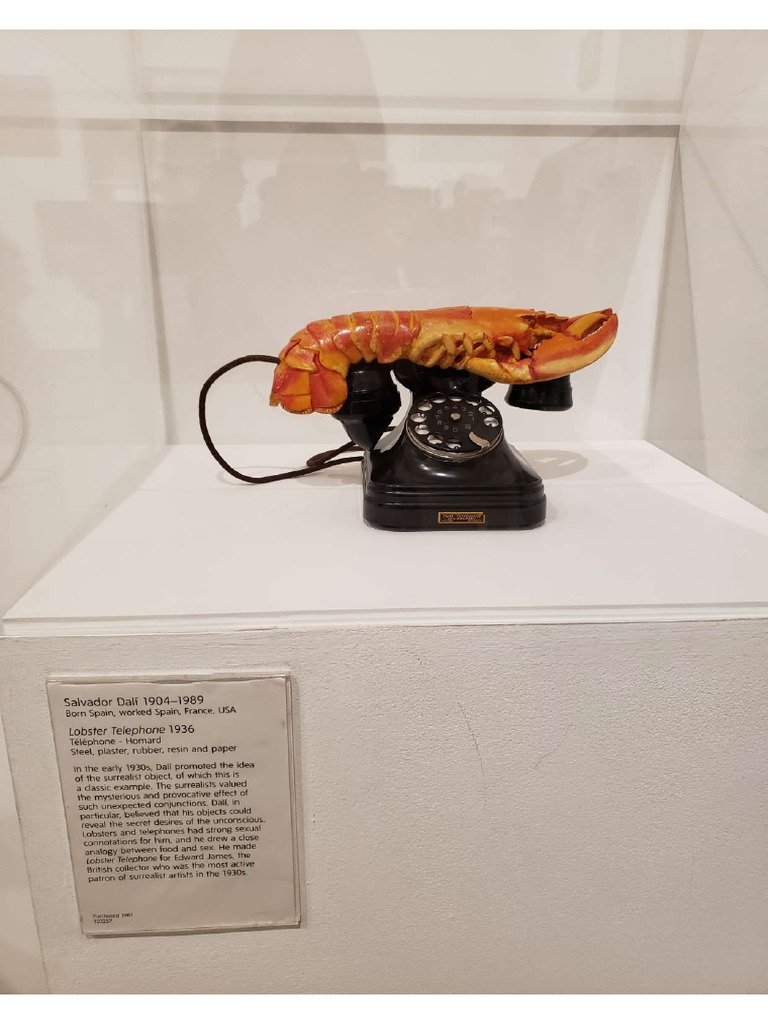 Salvador Dali - Lobster Telephone 1936 | PDF