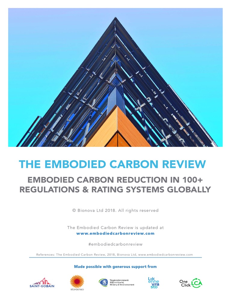 Embodied Carbon Review 2018 | PDF | Life Cycle Assessment | Low Carbon ...