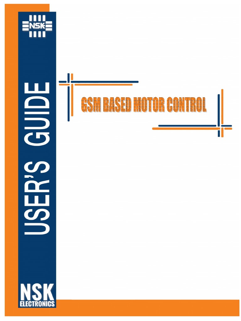 GSM Based Motor Control Control: WWW - Nskelectronics.in | PDF | Relay ...