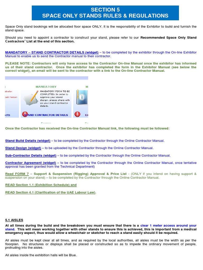 Section 5 - Space Only Stands - MED17 | PDF | Stairs | Personal ...
