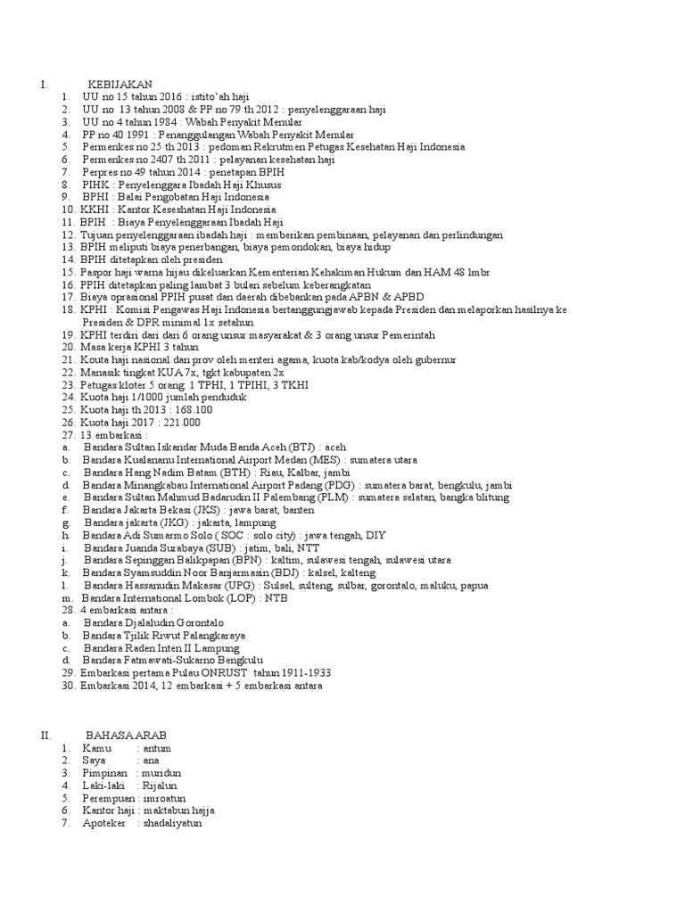 Kisi-Kisi Tkhi | PDF