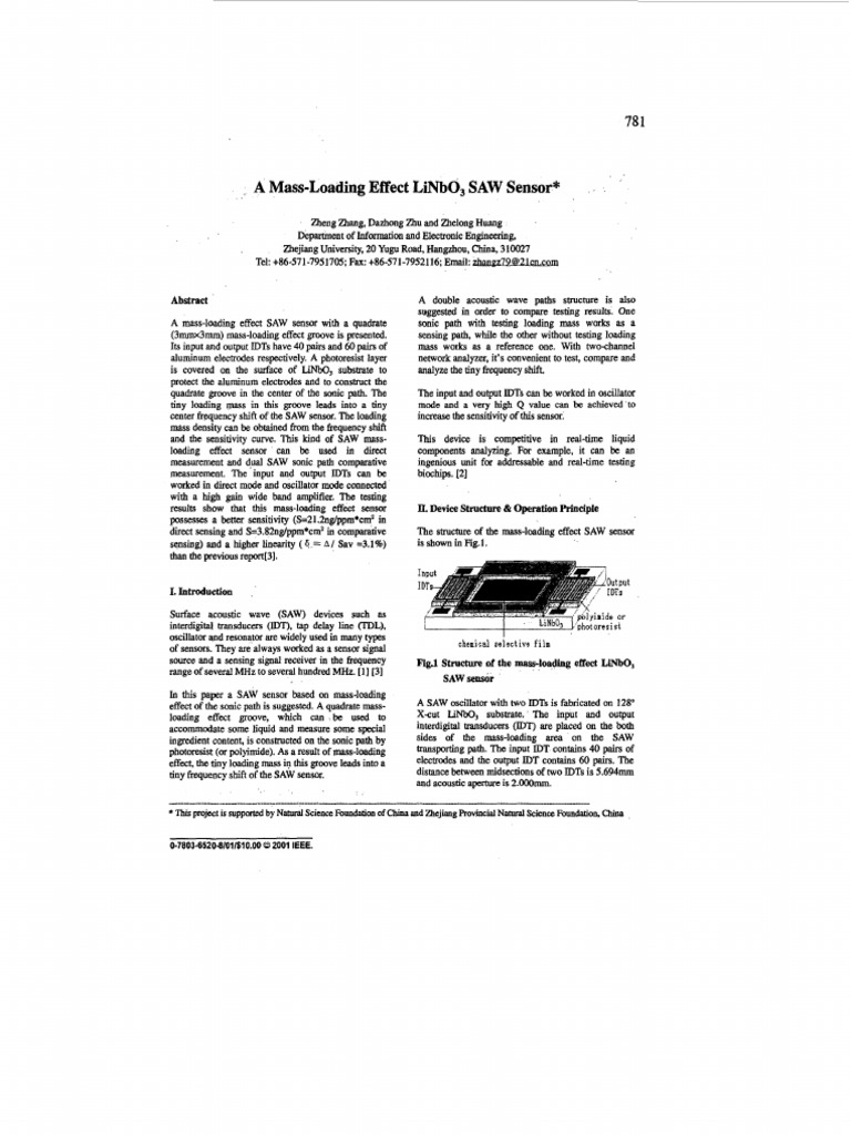 Mass Loading Effect | PDF | Sensor | Electrical Engineering