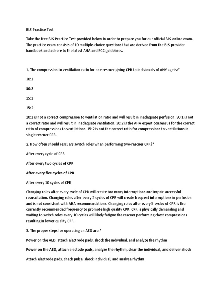 CPR MCQ 02 | PDF | Cardiopulmonary Resuscitation | Cardiac Arrest