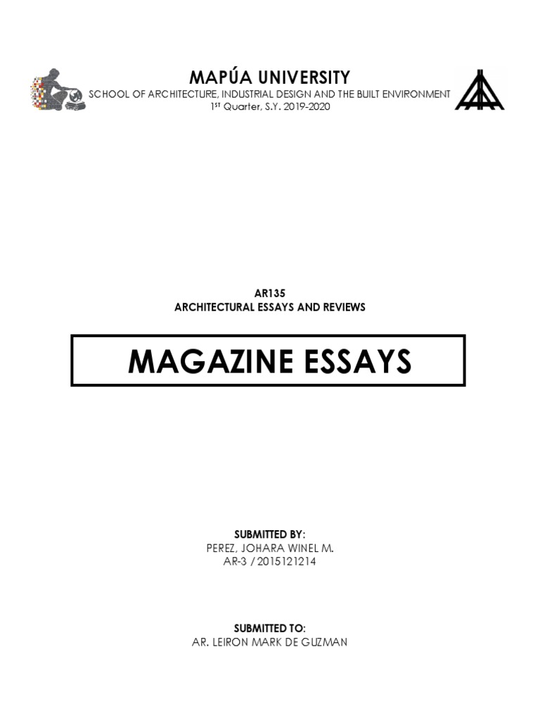 Magazine Essay | PDF