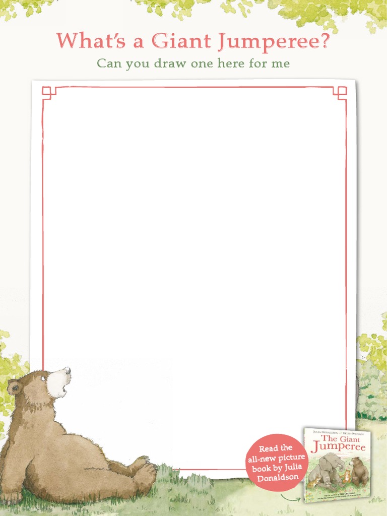 Giant Jumperee Activity Sheets - Julia Donaldson | PDF