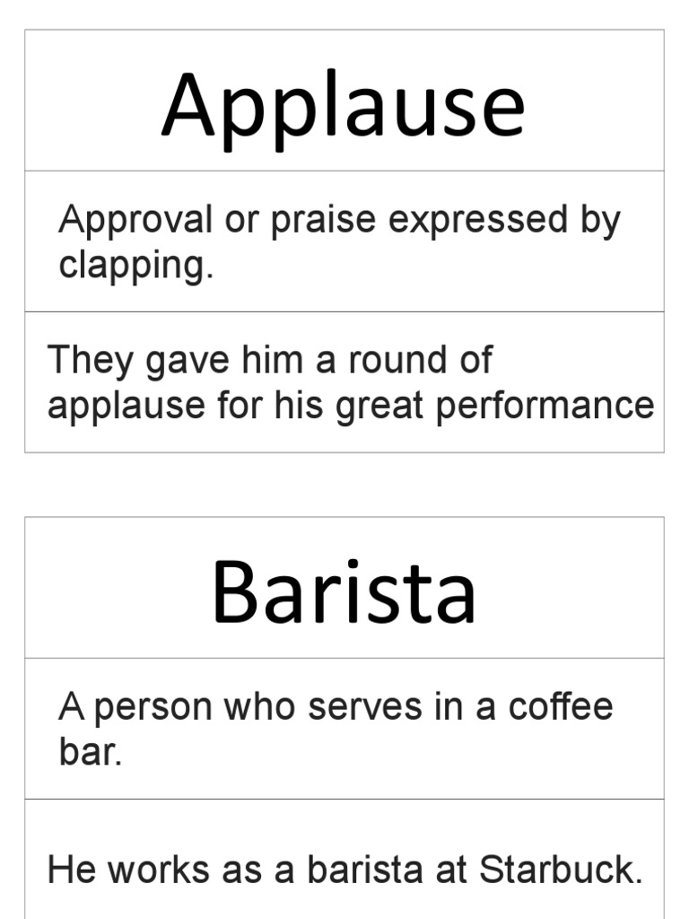 Applause: Approval or Praise Expressed by Clapping. They Gave Him A ...
