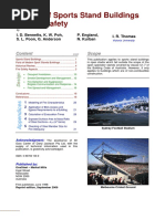 Stadium Design Standards and Loads | PDF | Wind Tunnel | Beam (Structure)