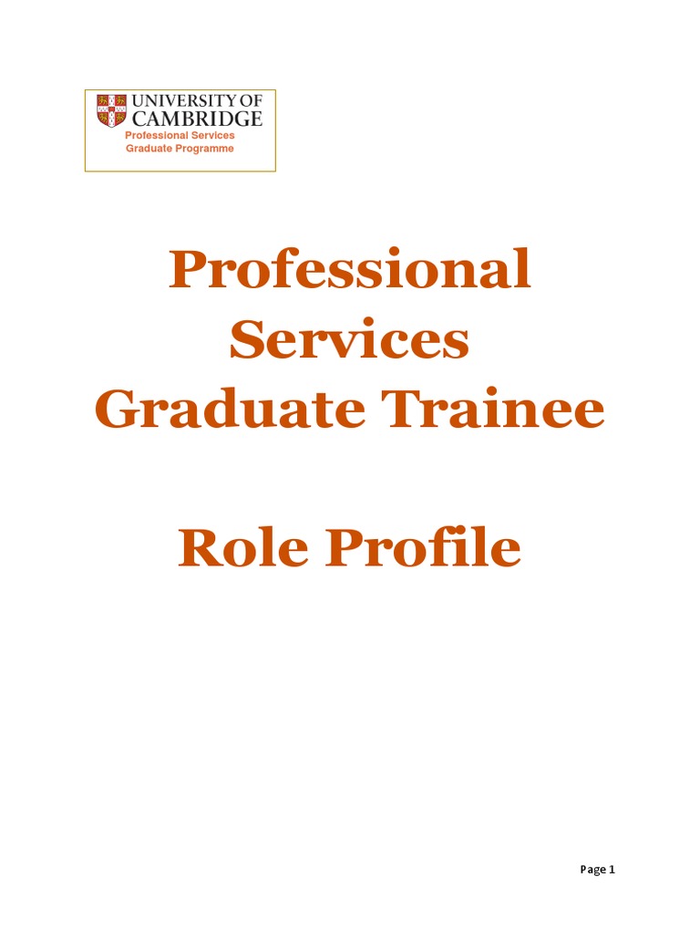Role Profile of Graduate Engineer | PDF | Occupational Safety And ...