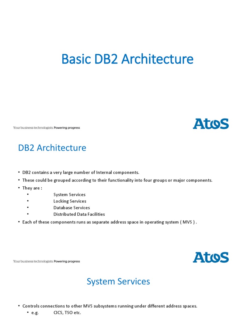 Architecture of DB2 For z/OS | PDF | Database Index | Databases