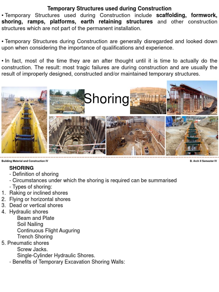 Shoring | PDF | Deep Foundation | Civil Engineering