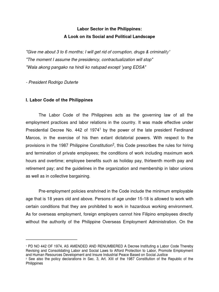 The Struggle for Workers' Rights: An Analysis of the Challenges in ...