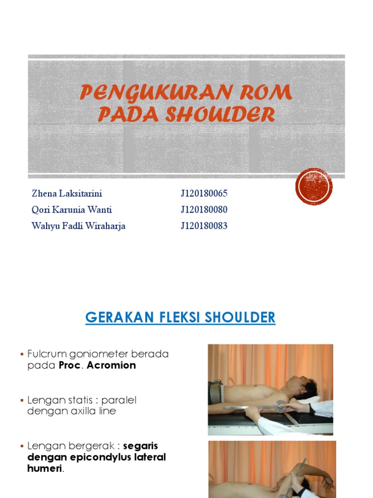 ROM Shoulder | PDF