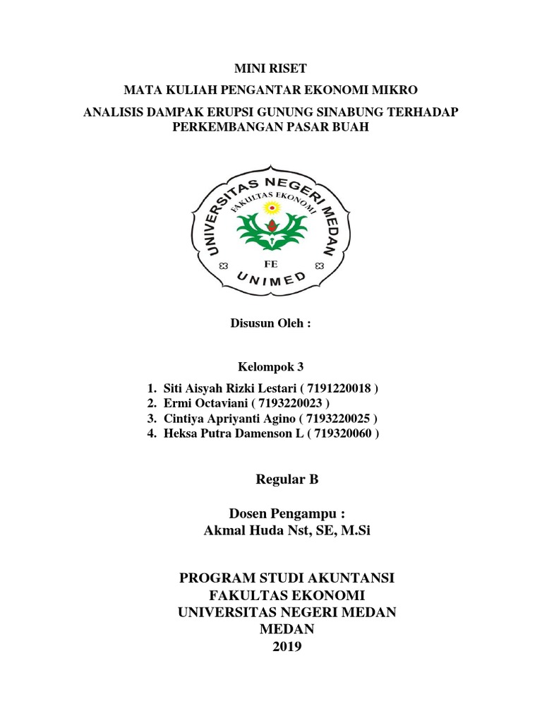 Mini Riset Ekonomi Mikro | PDF