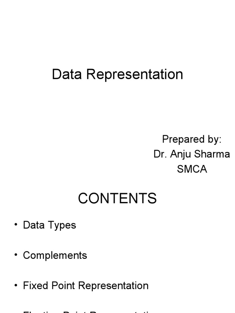 Data Representation in Digital Systems | PDF | Arithmetic | Elementary ...