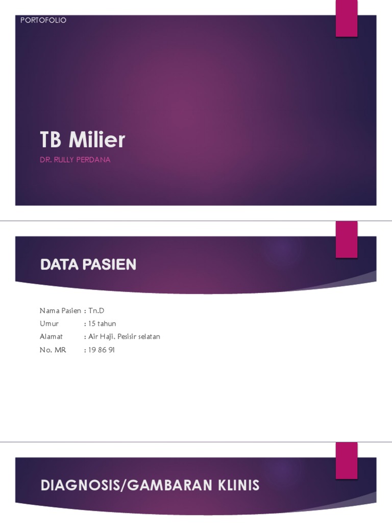 TB Milier Presentasi | PDF