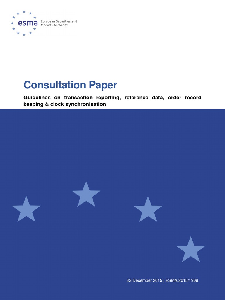 2015-1909 Guidelines On Transaction Reporting Reference Data Order ...