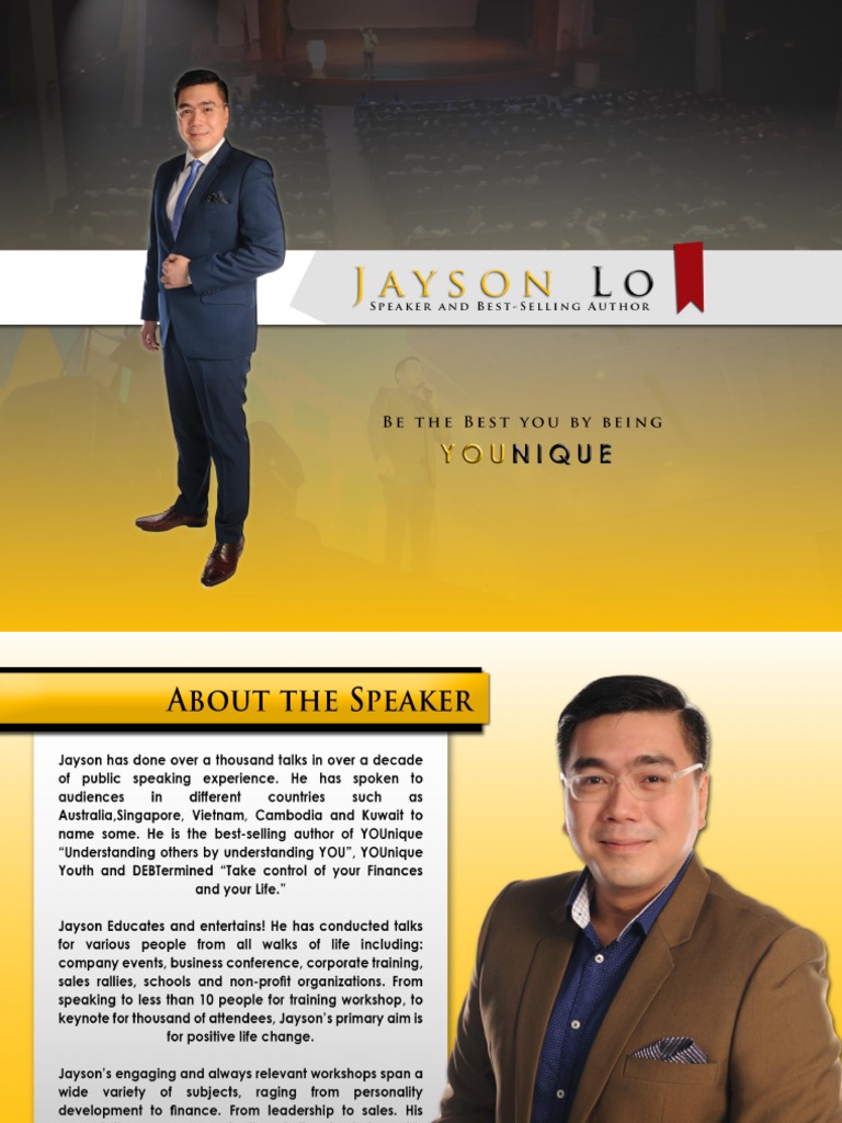 Jayson Lo Profile and Biography Version 2 | PDF