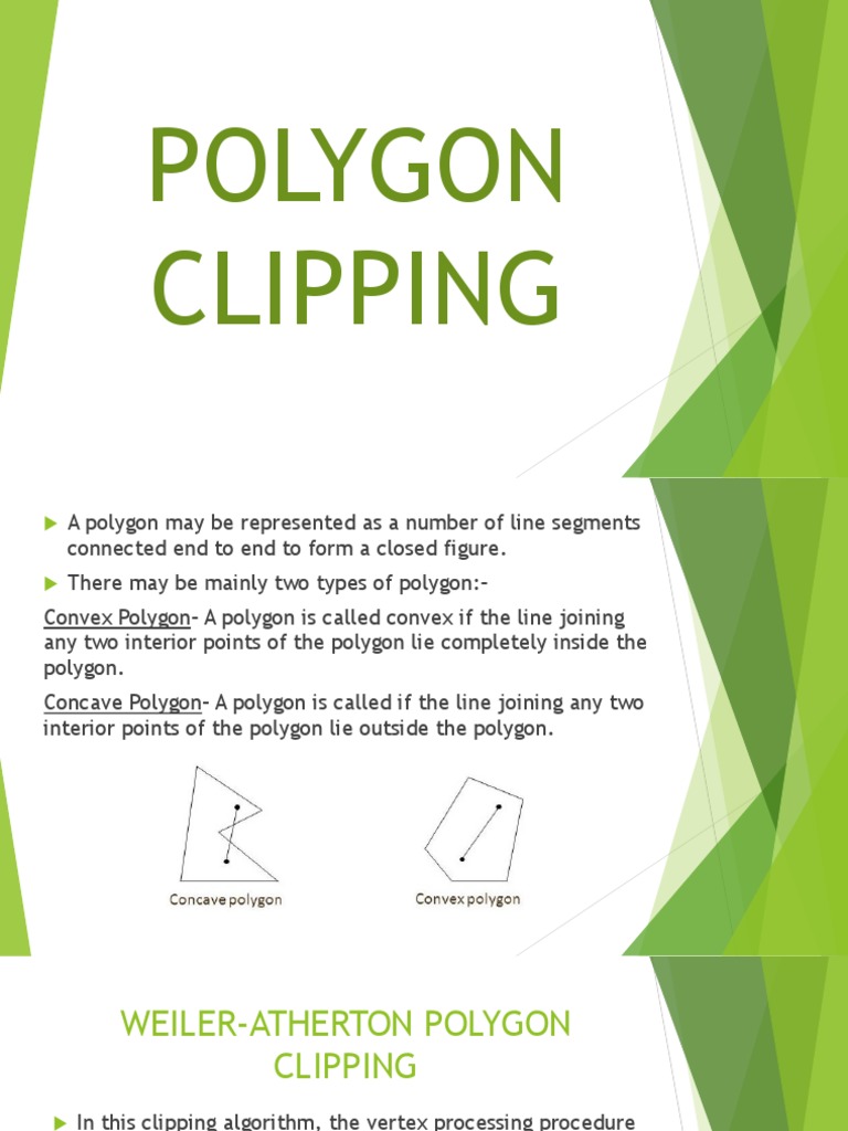 Polygon Clipping | PDF