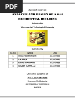 Analysis and Design of G +4 BUILDING | PDF | Auto Cad | Beam (Structure)