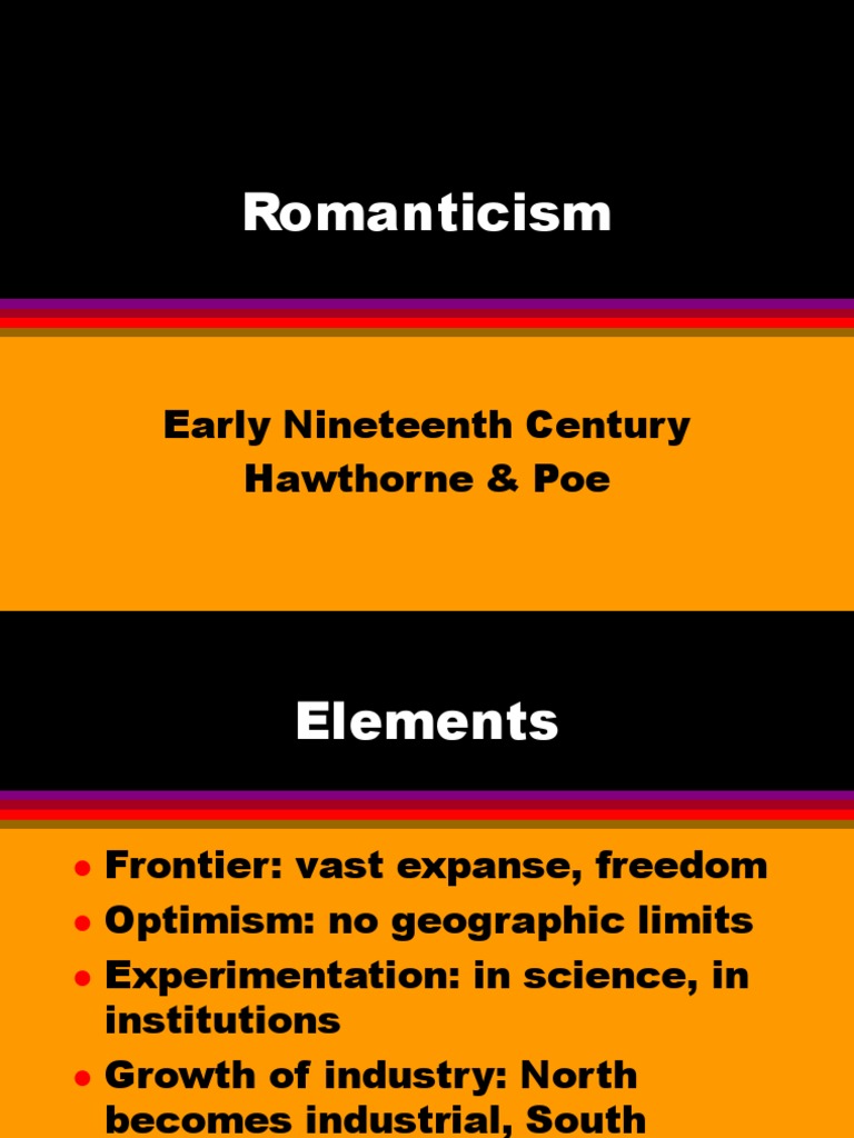 Overview of American Romanticism | PDF | Romanticism | Age Of Enlightenment