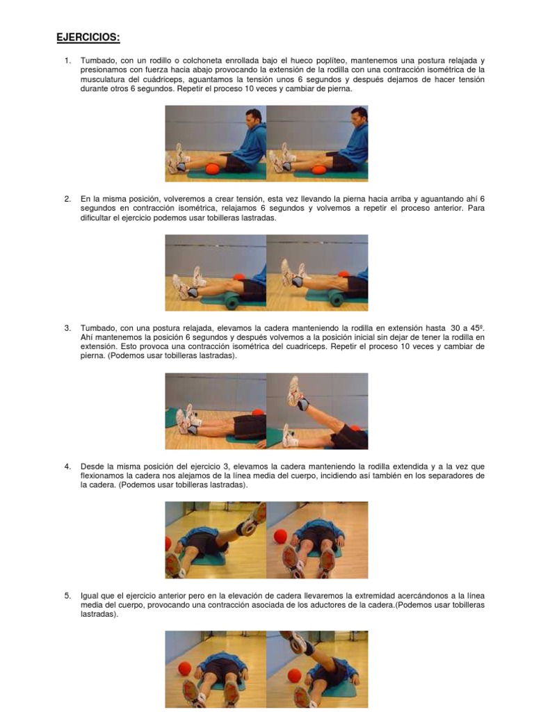 Ejercicios Propiocepcion Rodilla | Rodilla | Pie